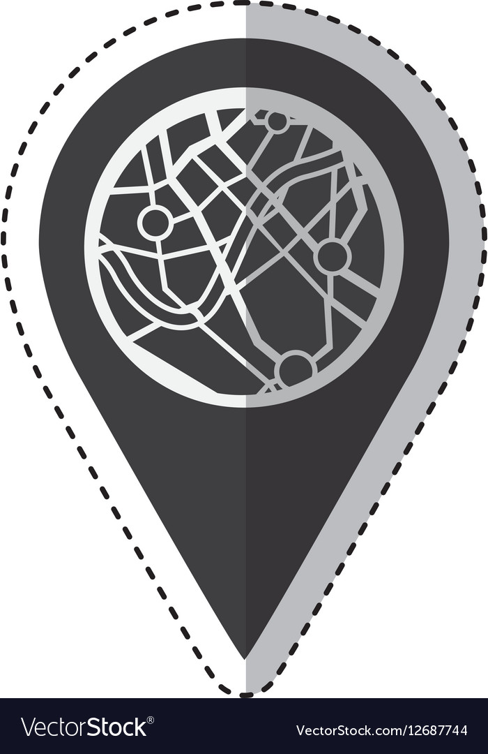 Pin pointer location icon Royalty Free Vector Image Pin pointer location icon Royalty Free Vector Image