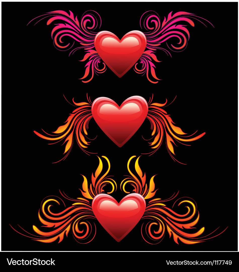 Heart design Royalty Free Vector Image - VectorStock