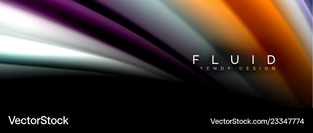 Creative line art banner background abstract Vector Image