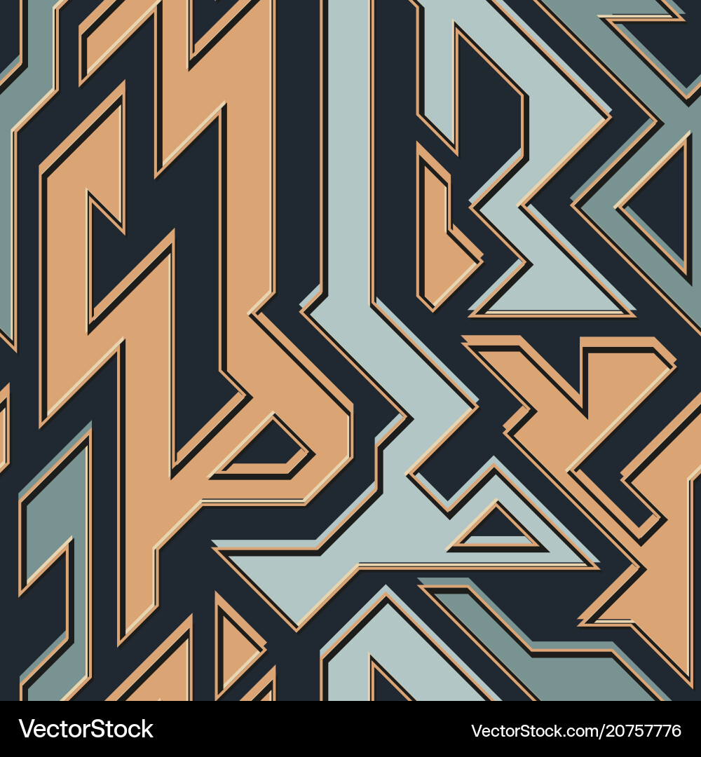 Urban geometric seamless pattern Royalty Free Vector Image