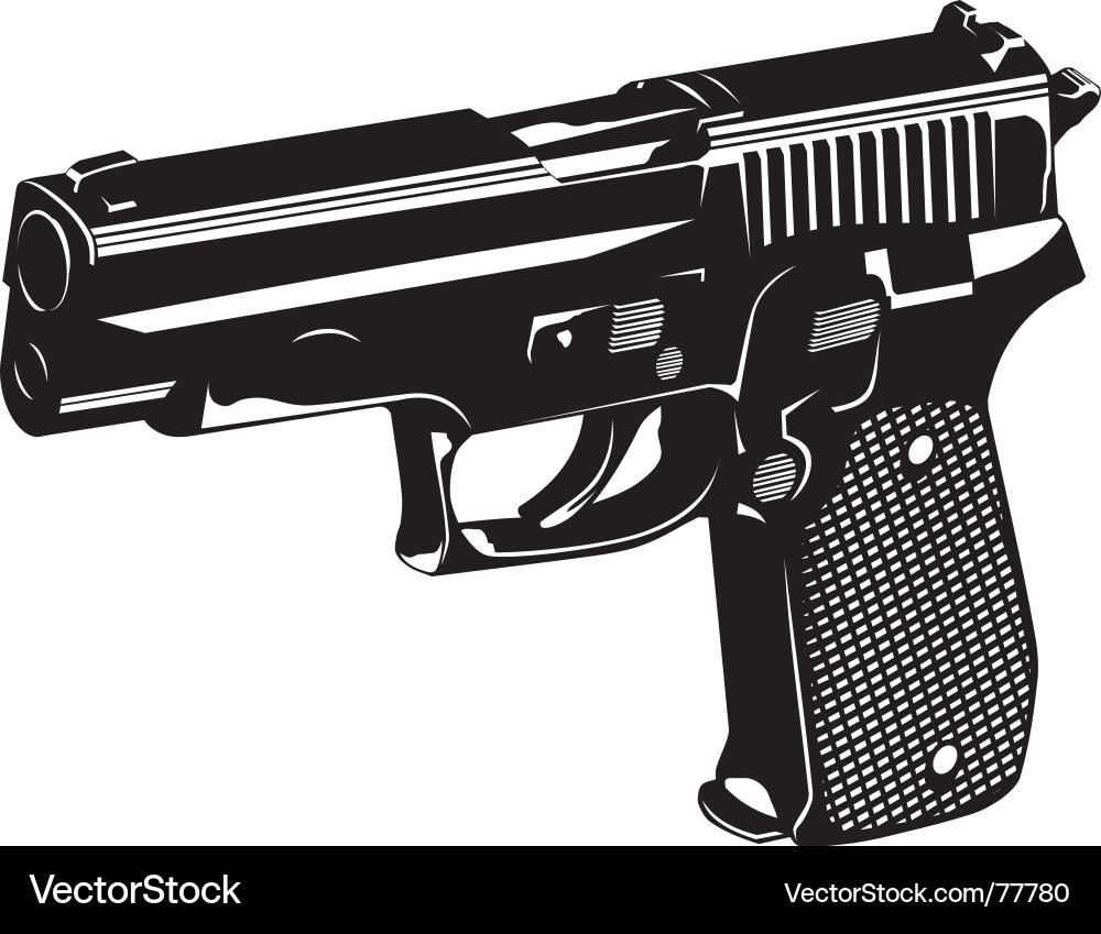 Gun Royalty Free Vector Image - VectorStock