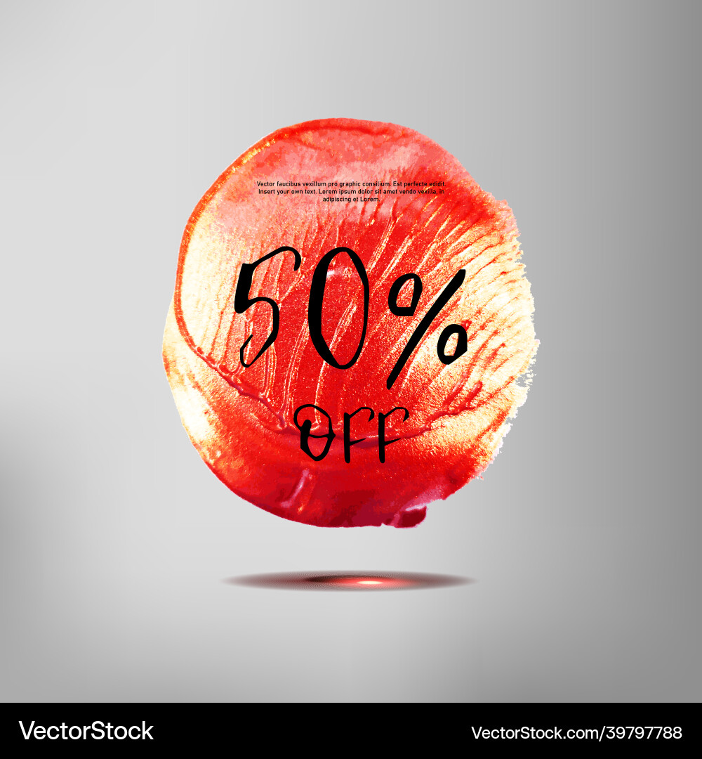 Color gold spot from decorative paint Royalty Free Vector