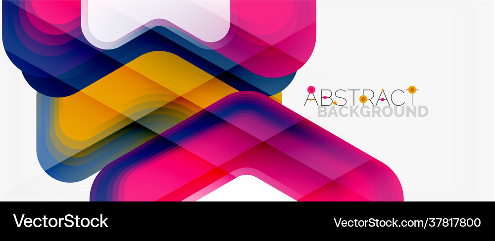 3d arrow geometric composition abstract Royalty Free Vector