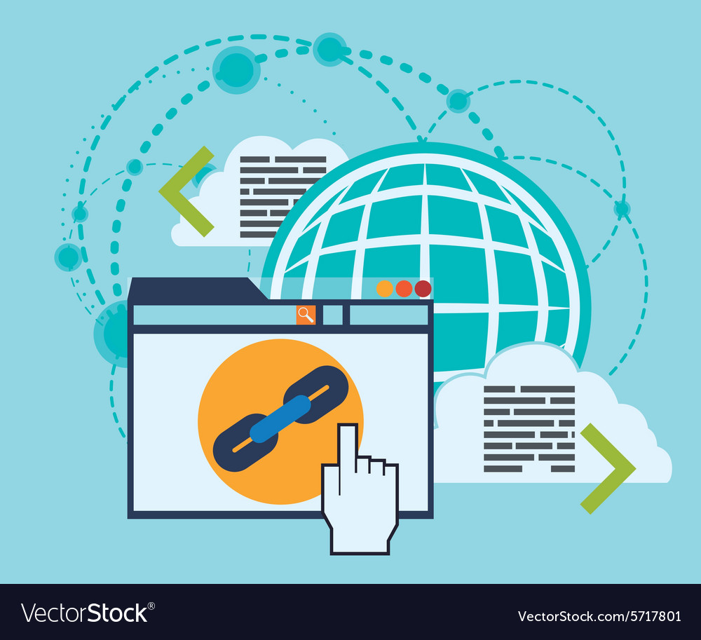 Internet design Royalty Free Vector Image - VectorStock