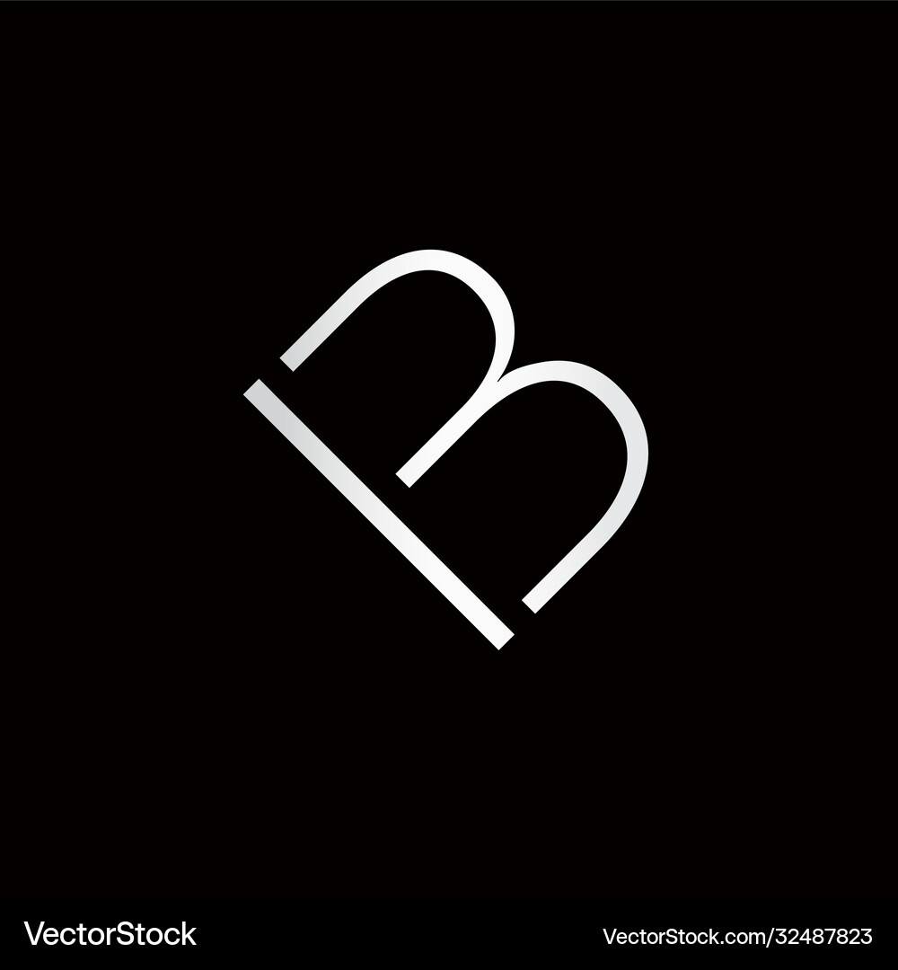 Letter m and b logo Royalty Free Vector Image - VectorStock