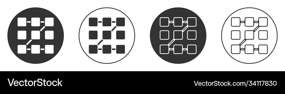 Black graphic password protection and safety Vector Image
