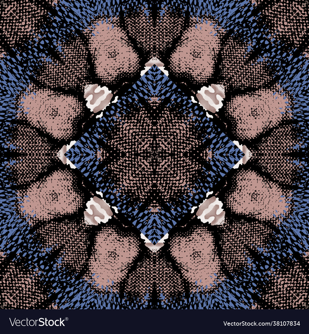 Psychedelic seamless pattern textured abstract Vector Image