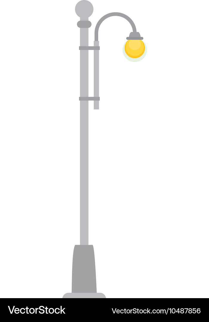 Street light lamp Royalty Free Vector Image - VectorStock