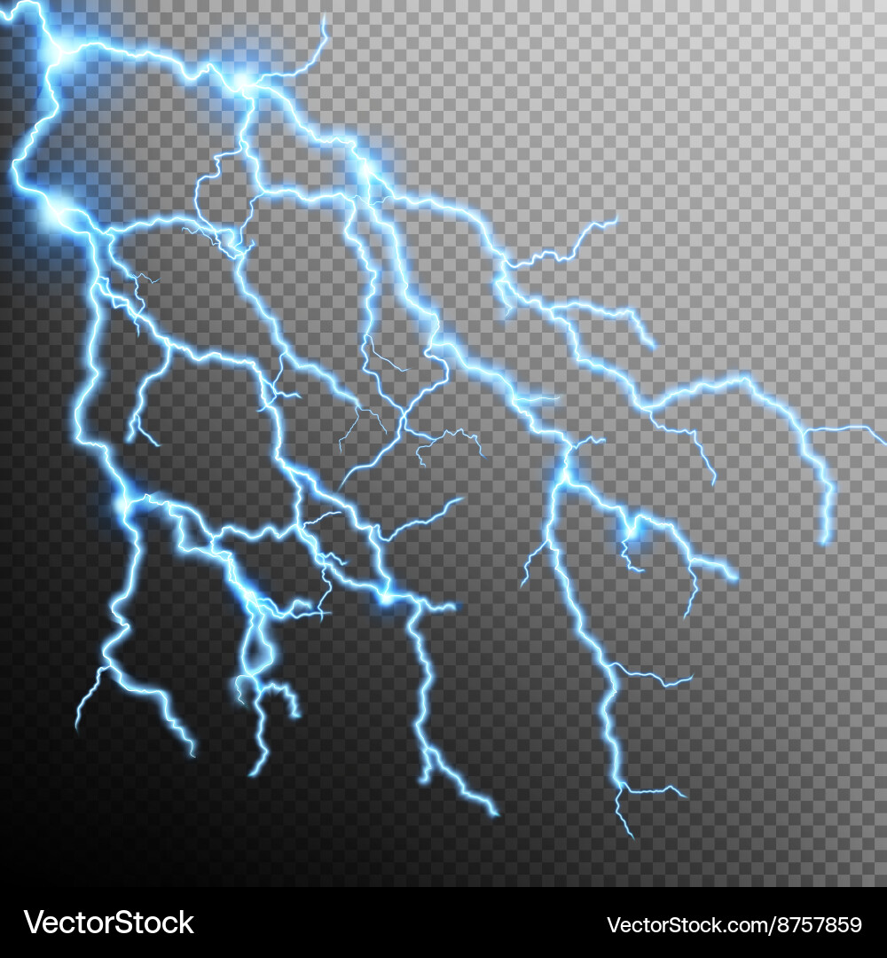 Electric Storm - lightning bolt EPS 10 Royalty Free Vector
