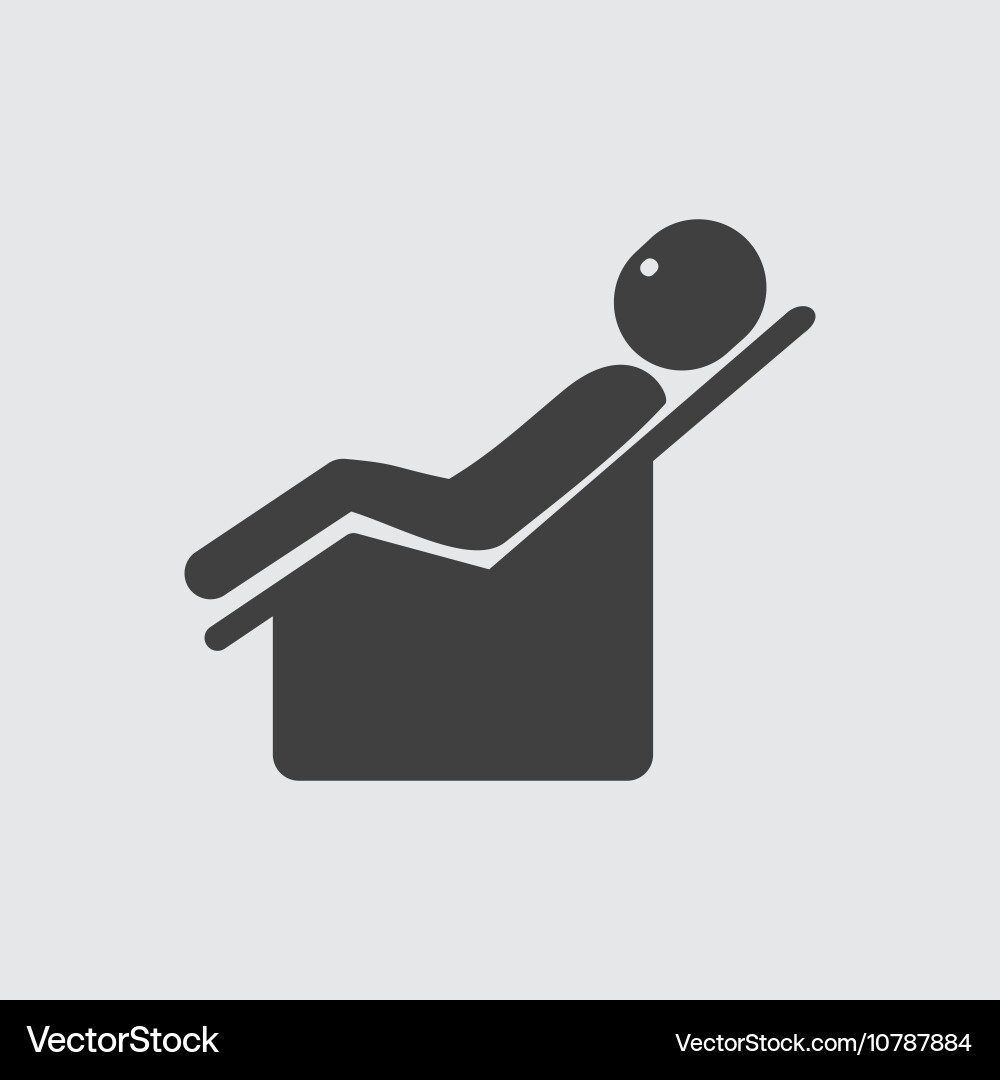 Massage chair icon Royalty Free Vector Image - VectorStock