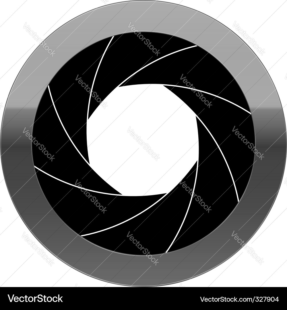 Aperture Royalty Free Vector Image - VectorStock