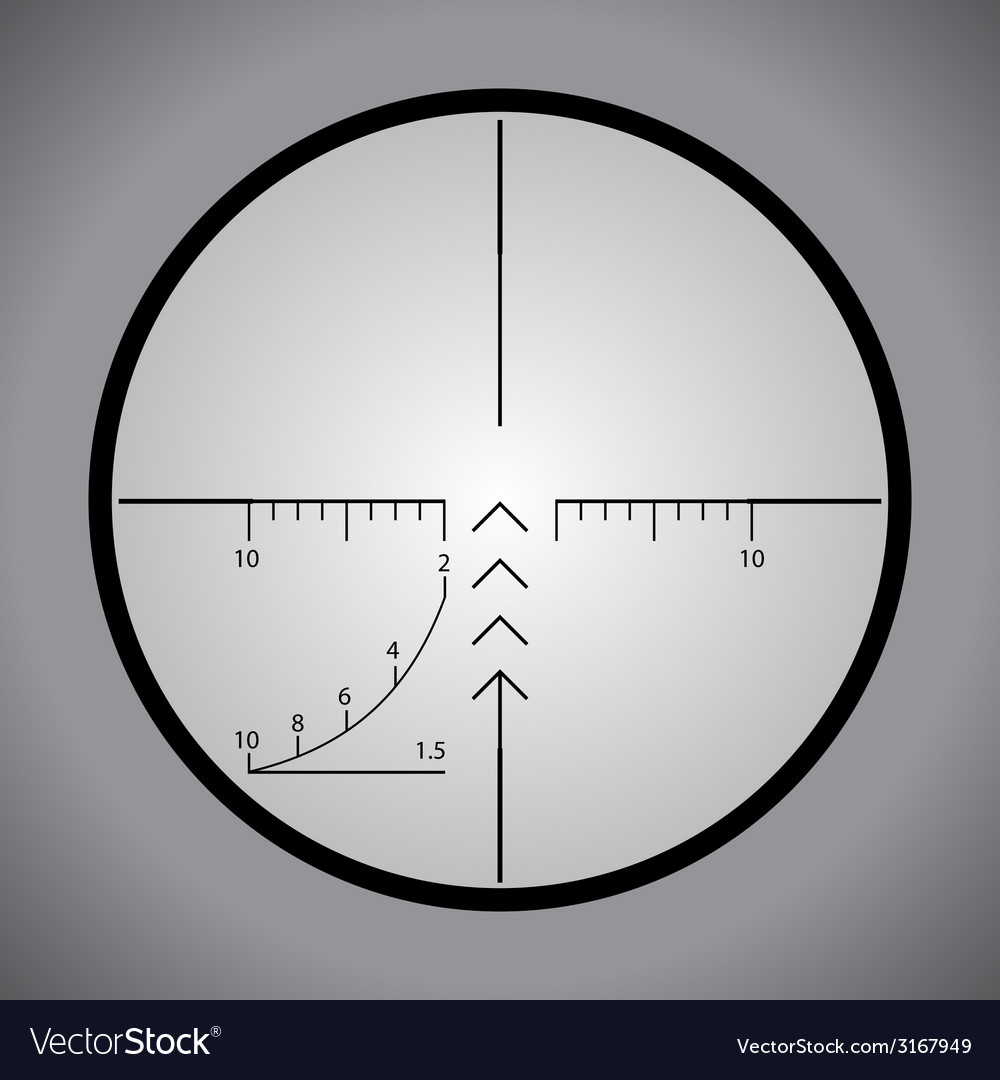 Sniper scope Royalty Free Vector Image - VectorStock