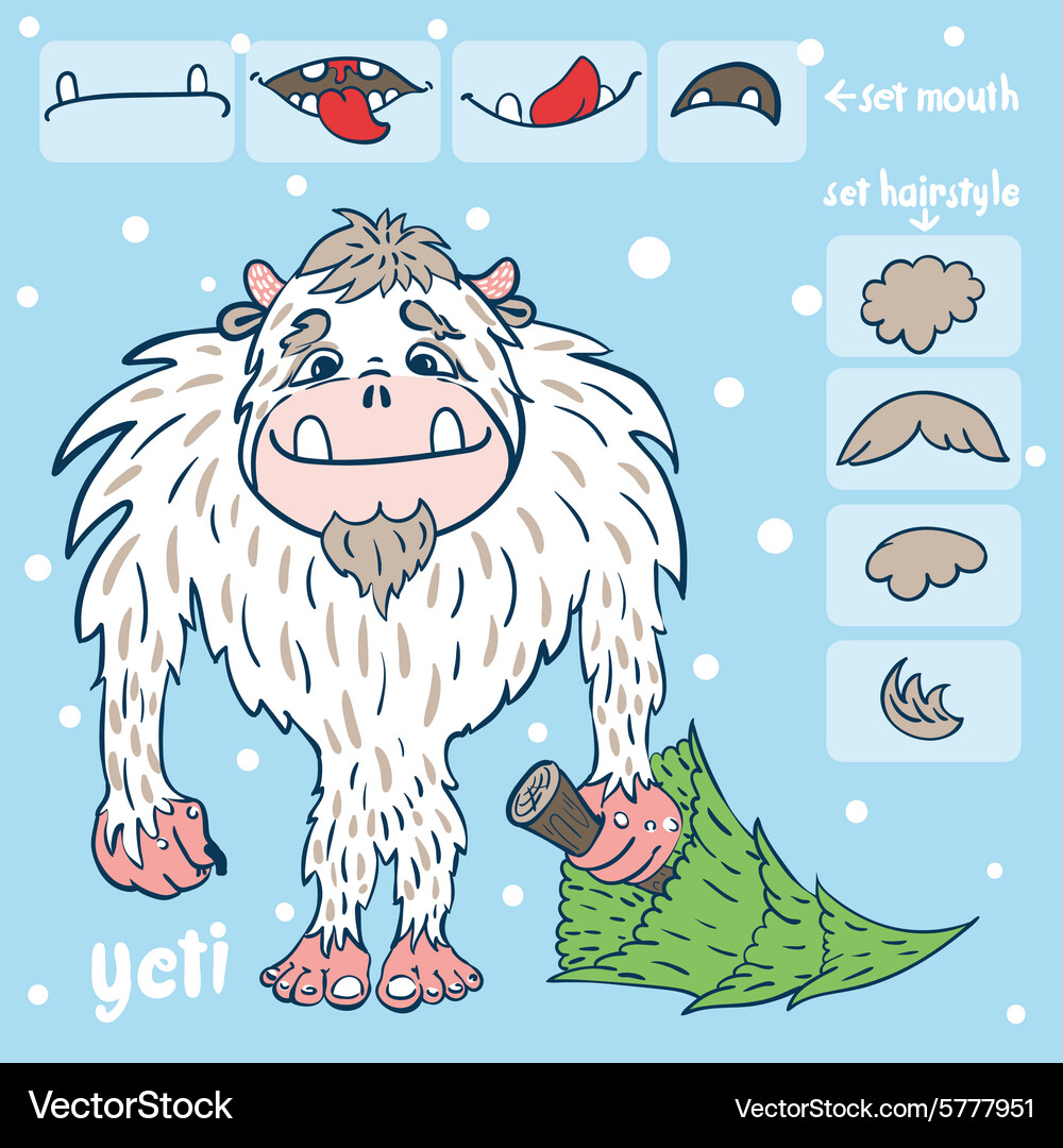 Good yeti Royalty Free Vector Image - VectorStock