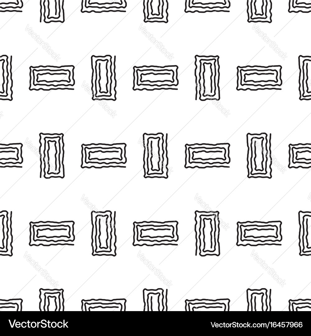 Abstract geometric rectangle line shapes seamless Vector Image