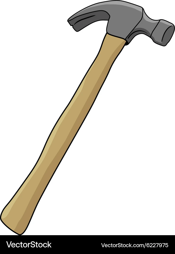 Hammer Vektor House Hammer Icon. Outline House Hammer Vector Icon For