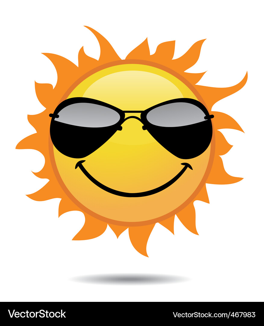 Sunny icon Royalty Free Vector Image - VectorStock