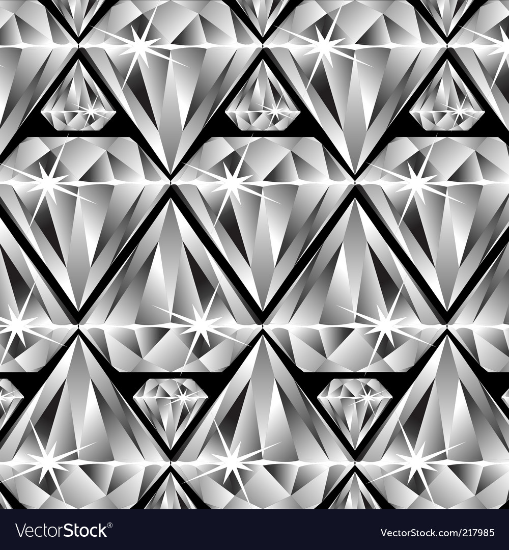 Diamonds pattern Royalty Free Vector Image - VectorStock