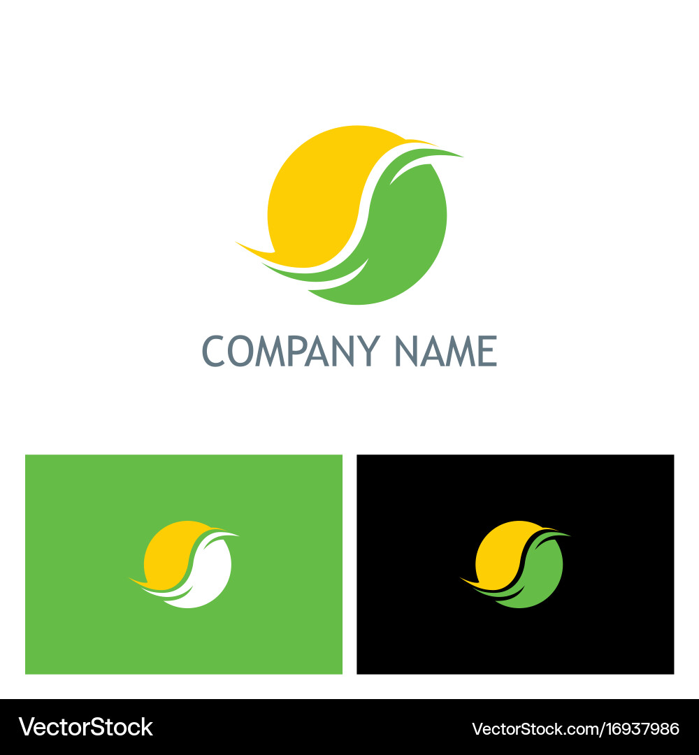 Round abstract globe company logo Royalty Free Vector Image