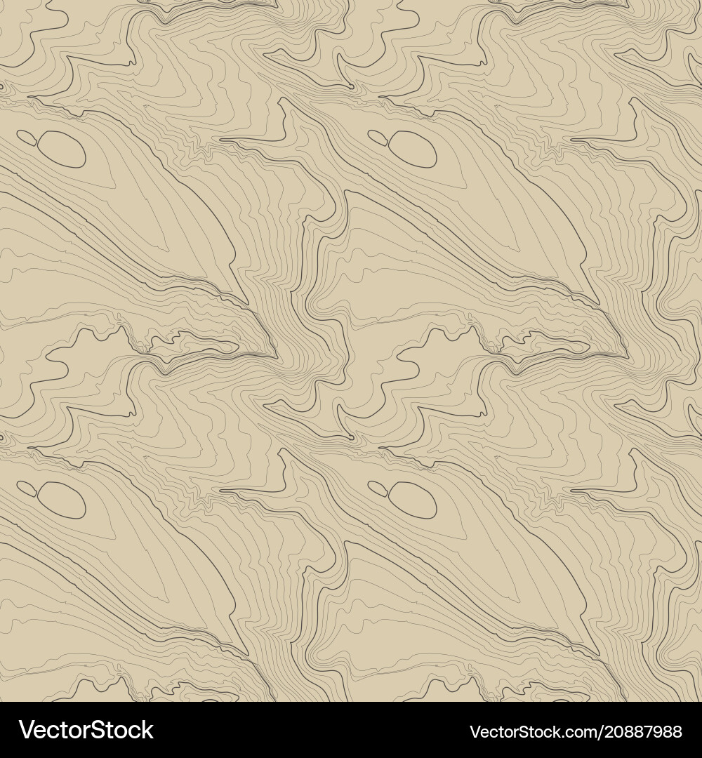 Tileable topographic map background concept Vector Image