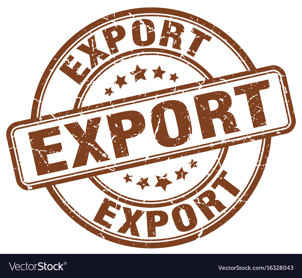 Export stamp Royalty Free Vector Image - VectorStock