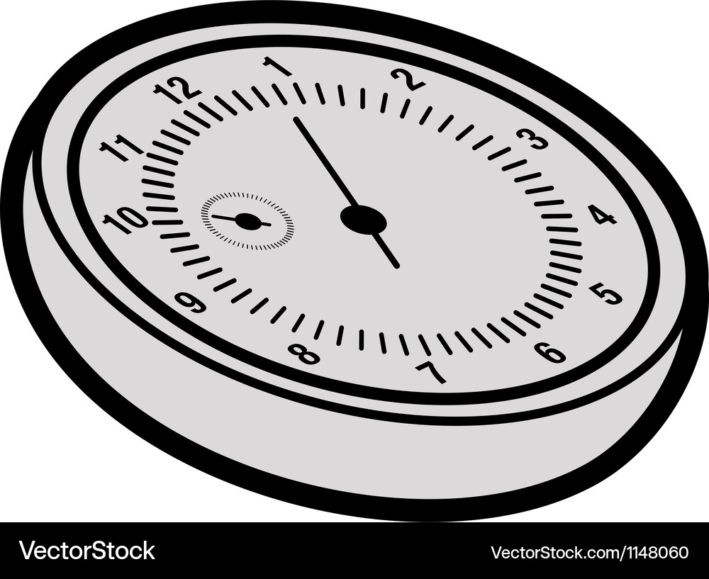Cartoon stopwatch Royalty Free Vector Image - VectorStock