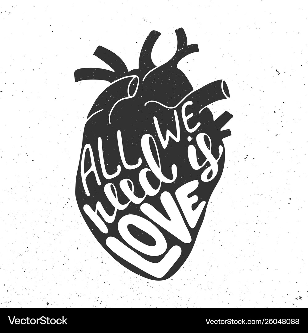 Card with hand drawn unique typography design Vector Image