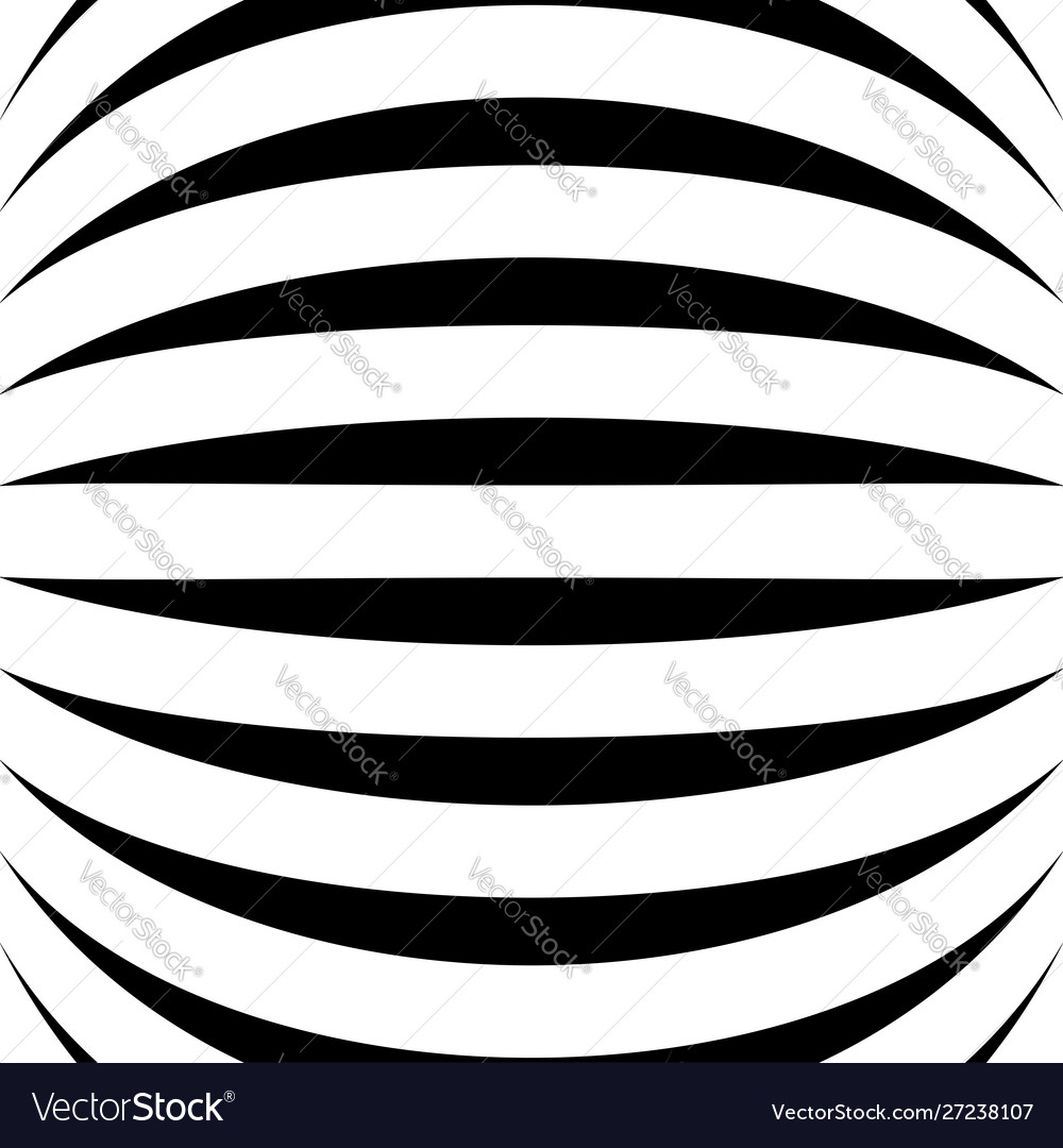 Spherical globe circular distort effect pattern Vector Image