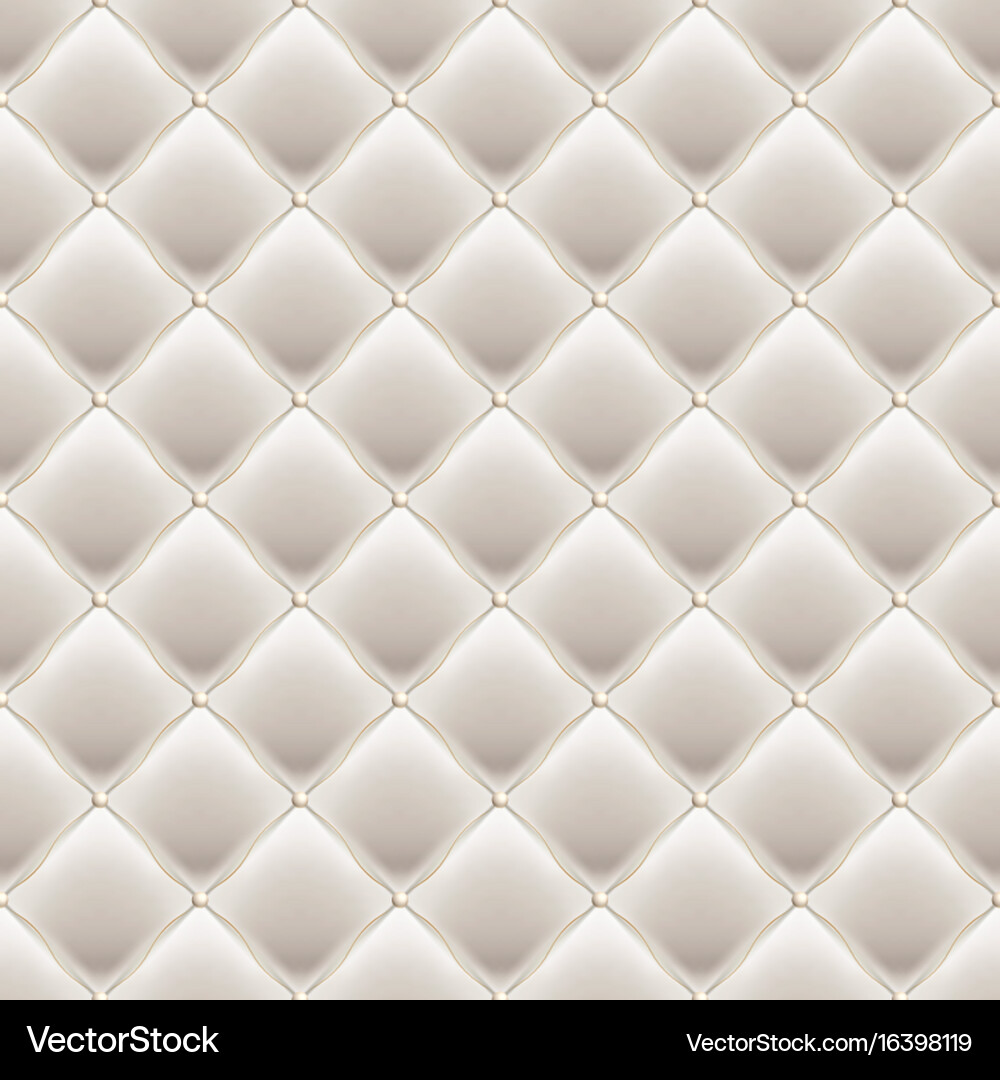 Soft gloss seamless quilted pattern eps 10 Vector Image