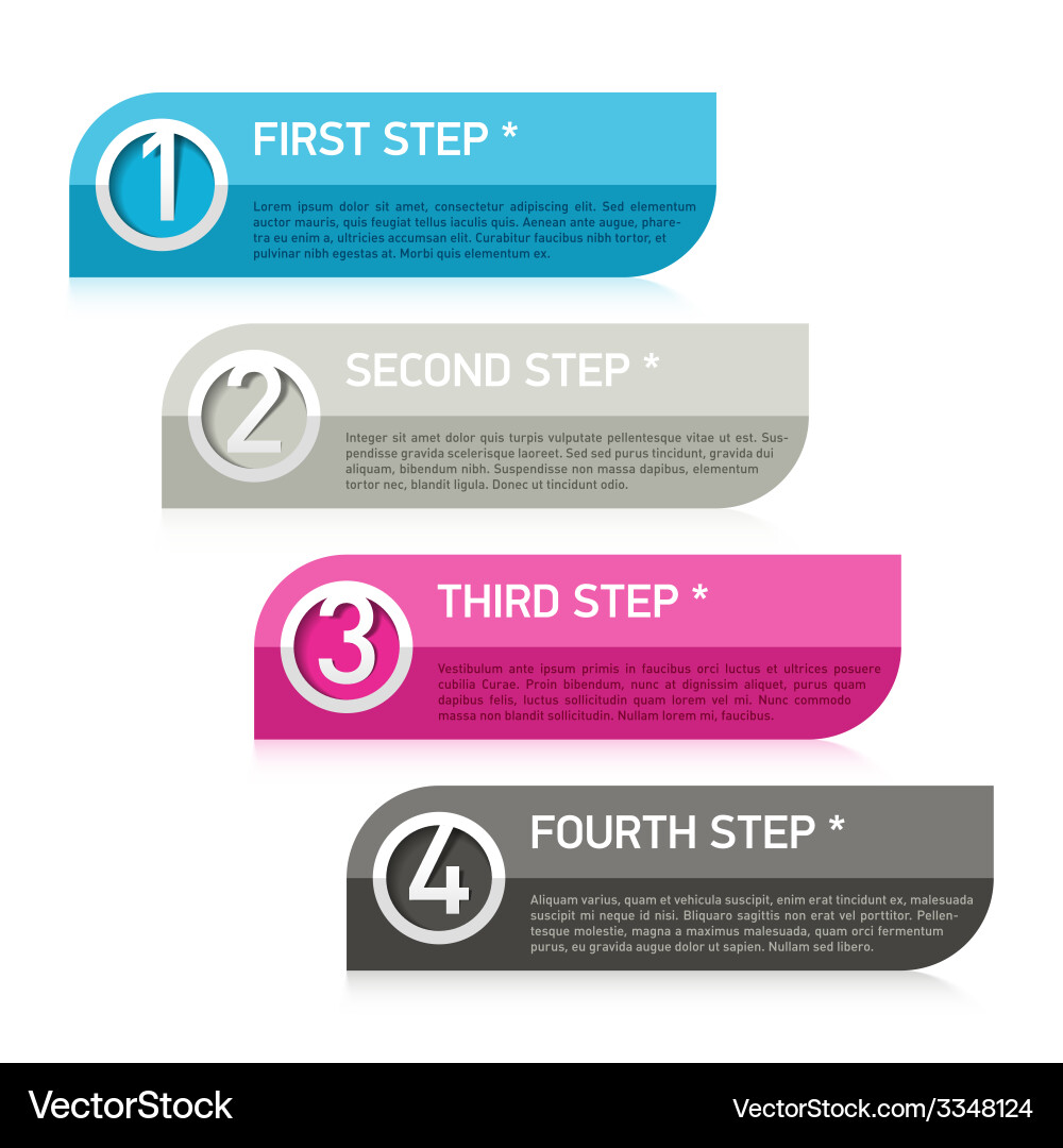 Text box infographics element Royalty Free Vector Image