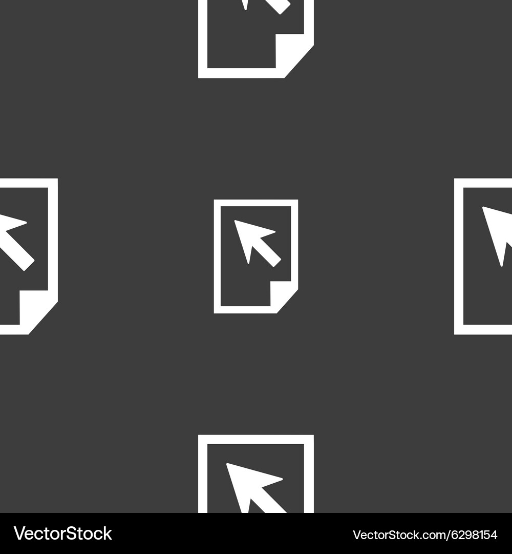 Text file sign icon file document symbol seamless Vector Image