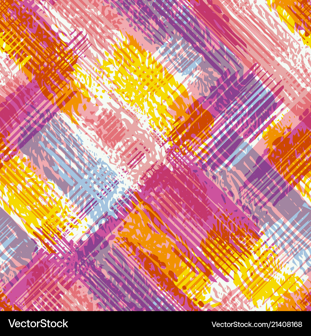 Abstract grunge seamless chaotic pattern Vector Image