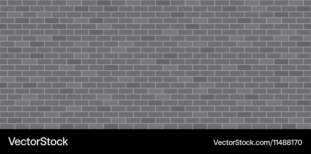 Black brick wall Royalty Free Vector Image - VectorStock