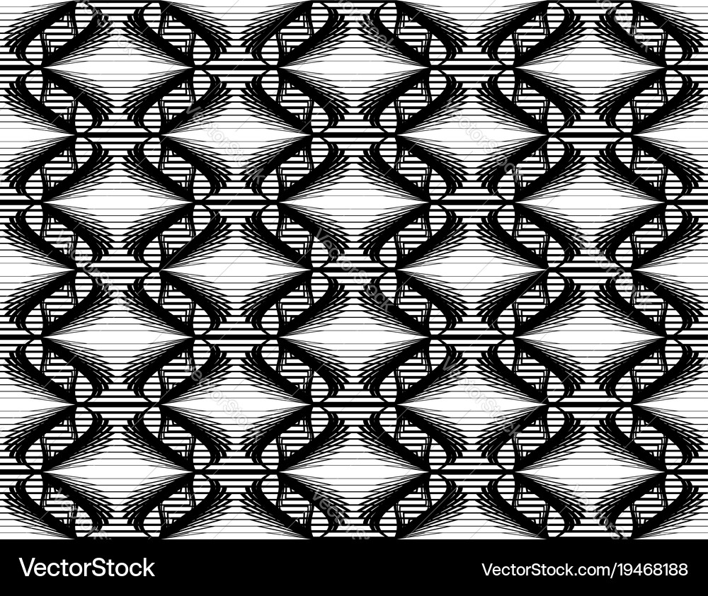 Design seamless monochrome decorative pattern Vector Image