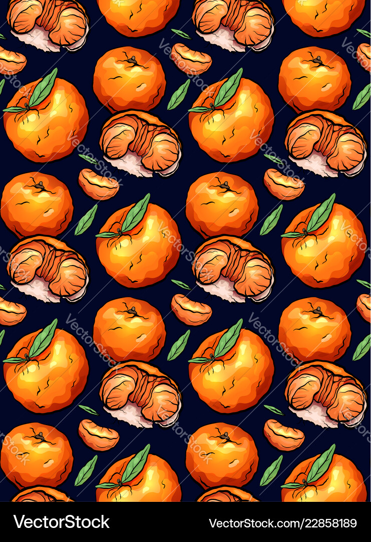 Seamless pattern of color doodle Royalty Free Vector Image