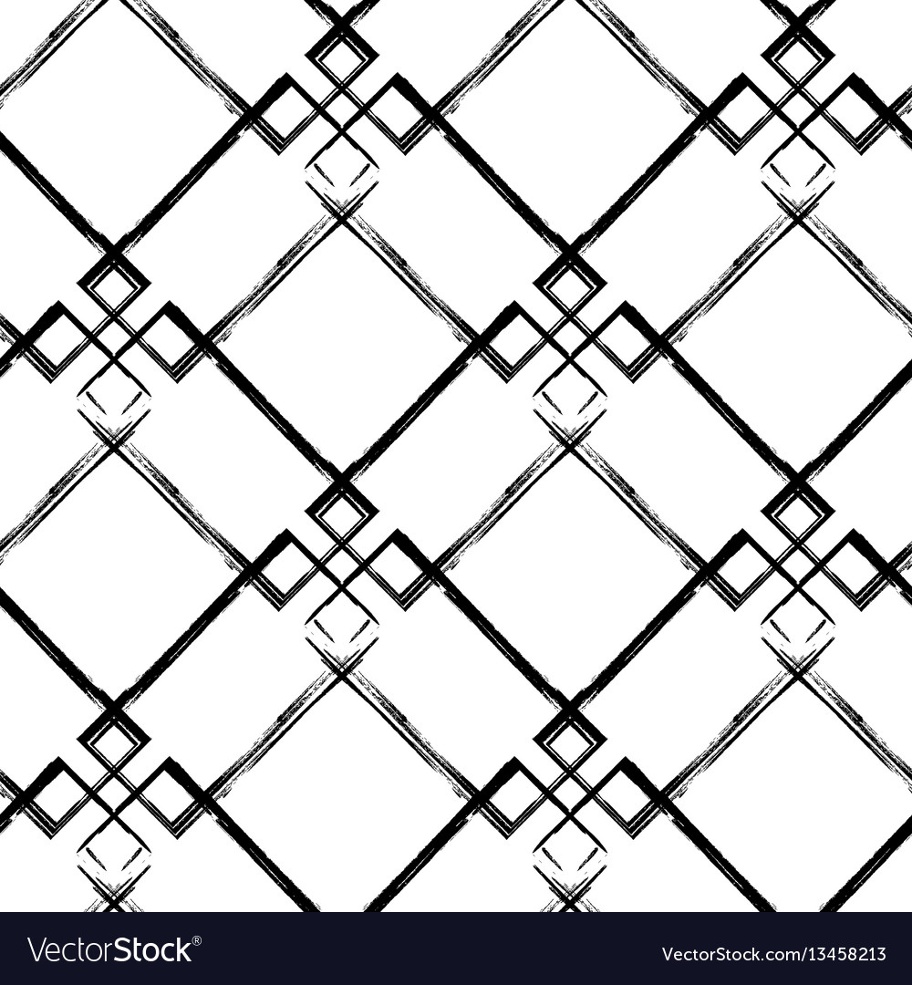 Abstract grunge diagonal seamless pattern Vector Image
