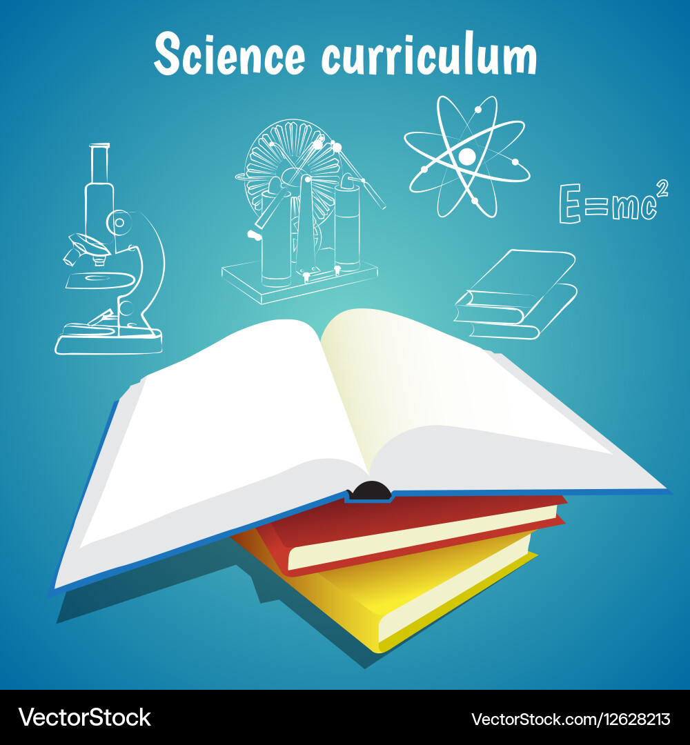Science curriculum concept Royalty Free Vector Image