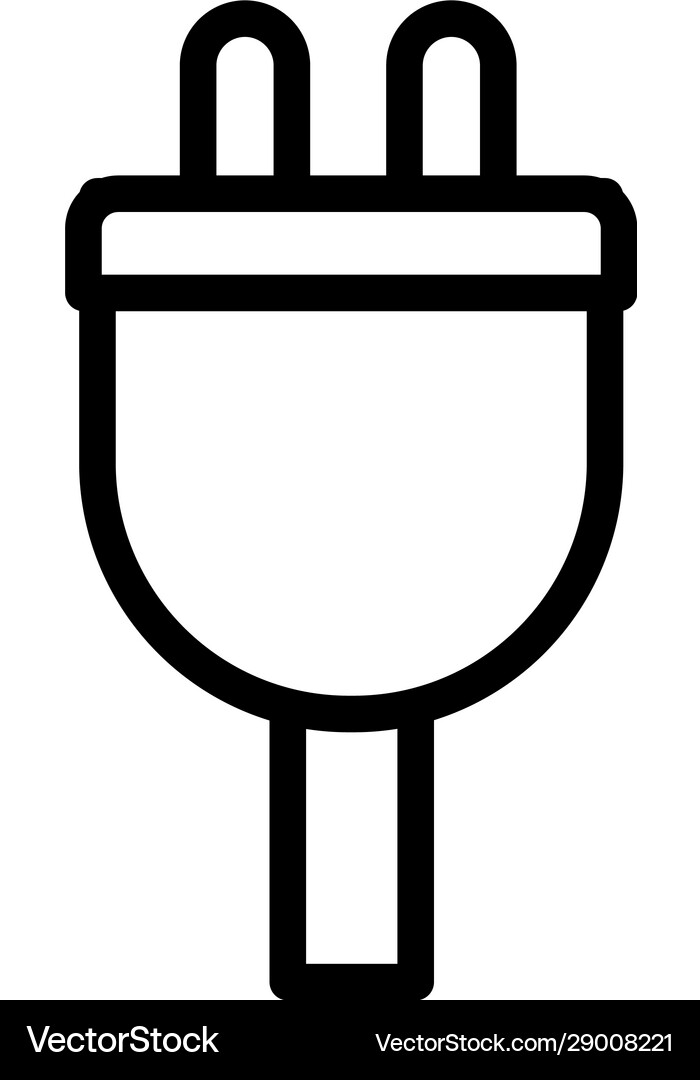 Ecology energy power plug icon Royalty Free Vector Image