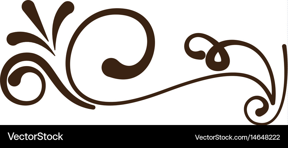 Decorative ornament icon Royalty Free Vector Image