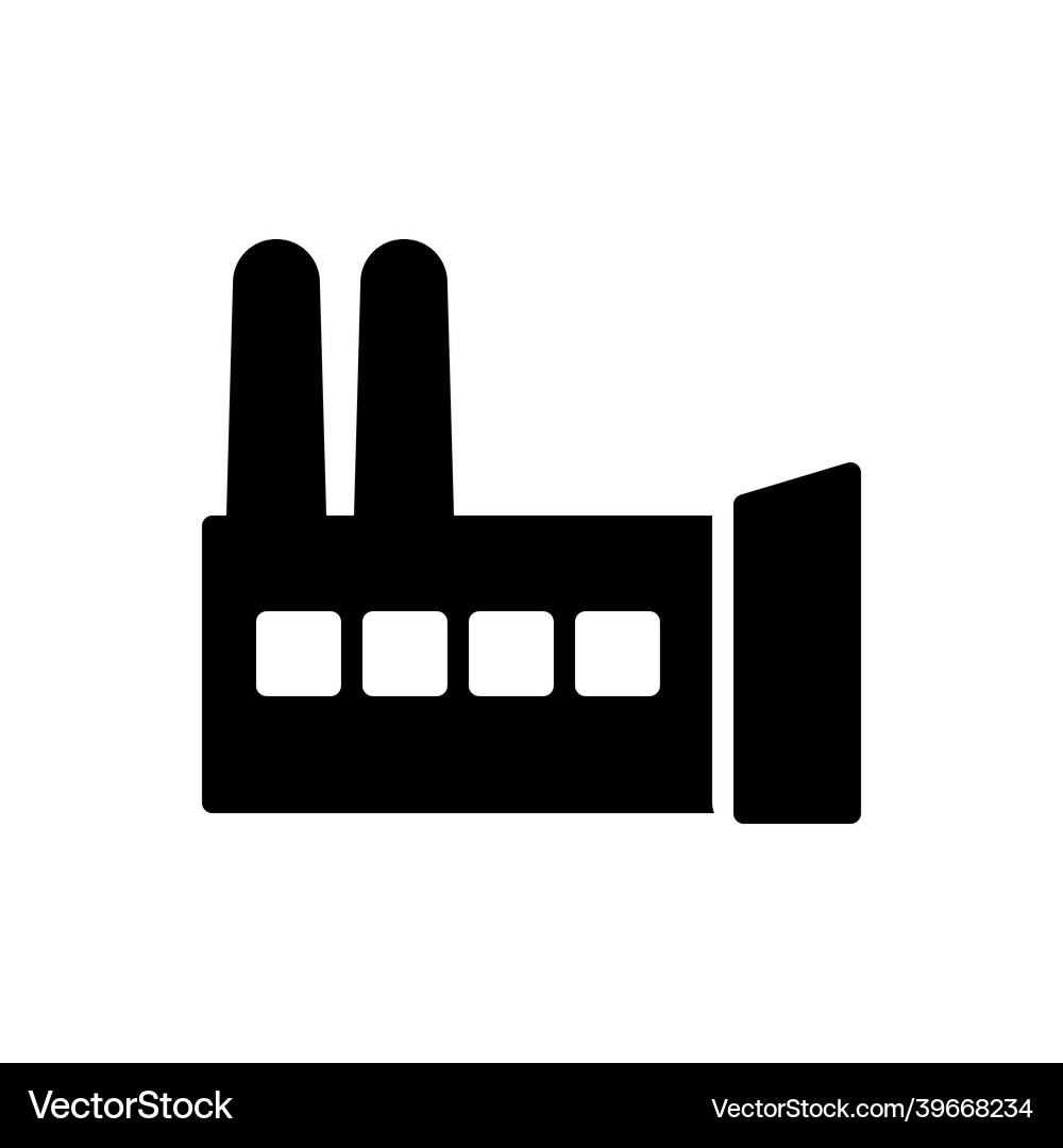 Factory icon refinery icon Royalty Free Vector Image