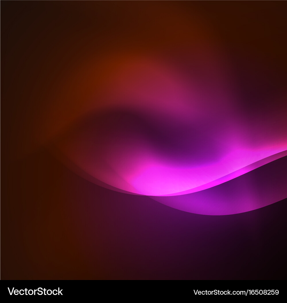 Illuminated neon waves Royalty Free Vector Image