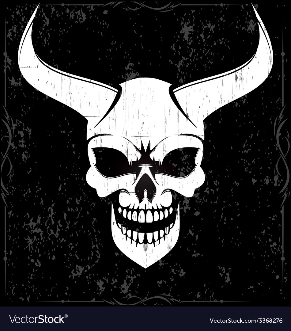 Demon Skulls Royalty Free Vector Image - VectorStock