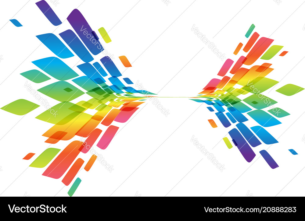 Colorful background abstract motion element Vector Image