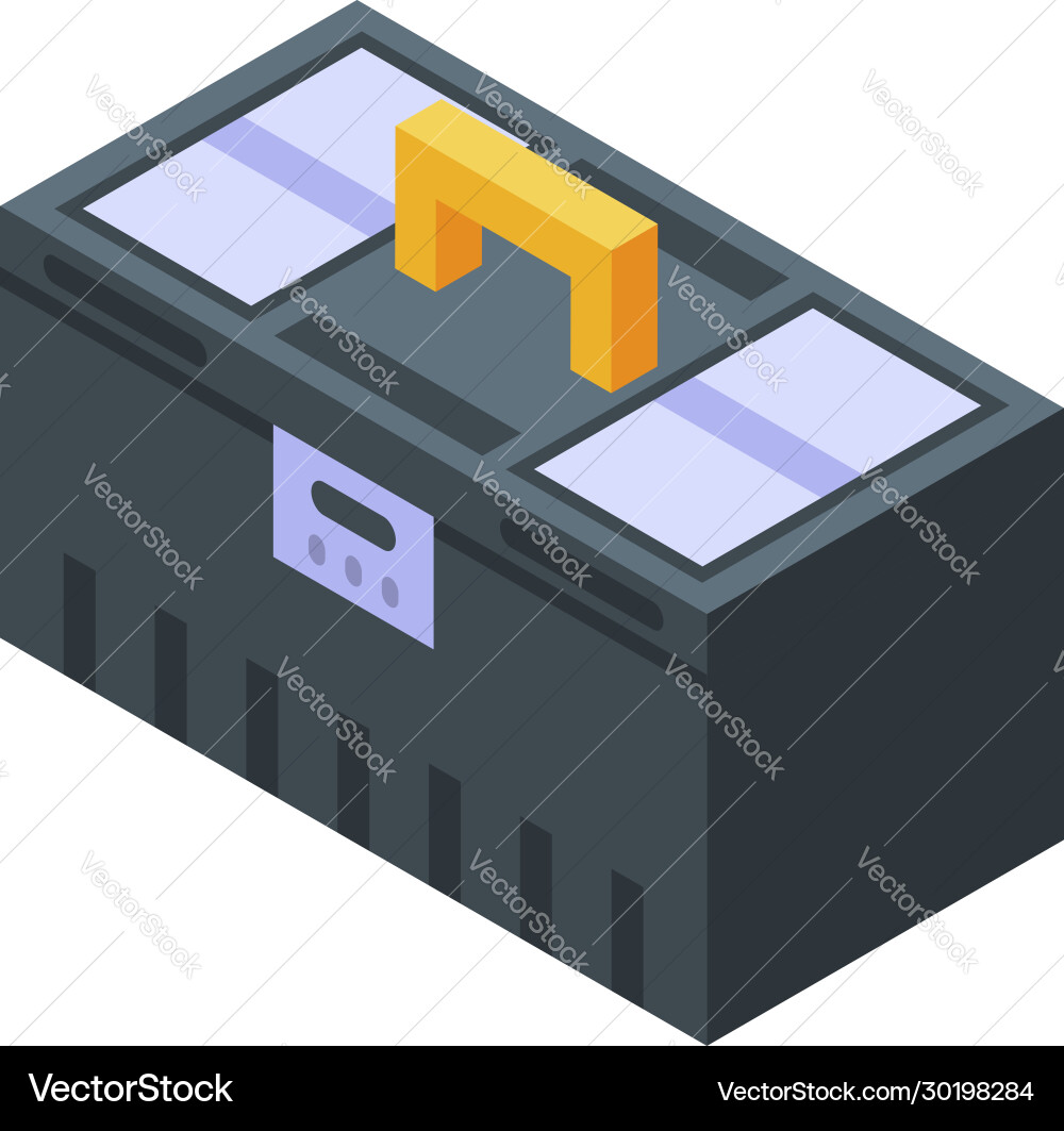 Construction toolbox icon isometric style Vector Image