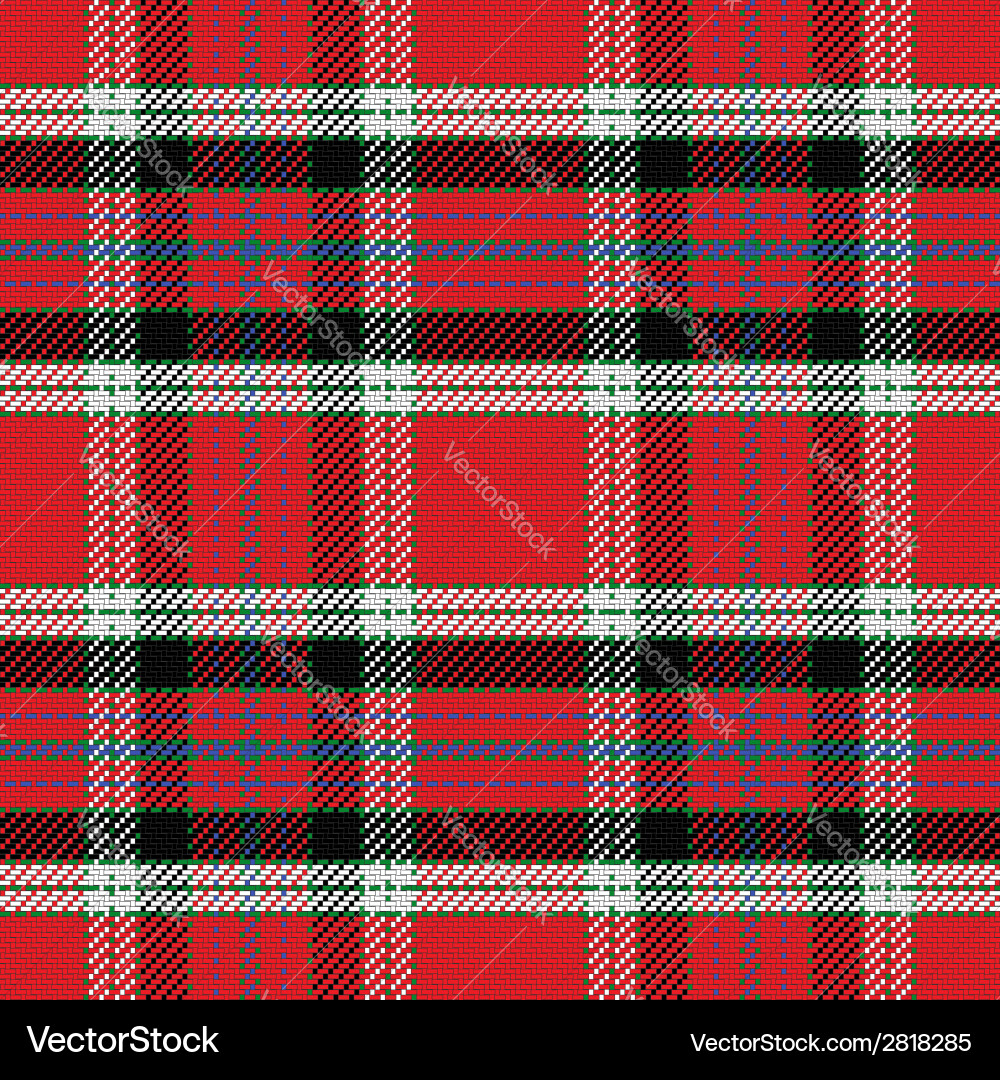 Seamless pattern Scottish tartan Royalty Free Vector Image