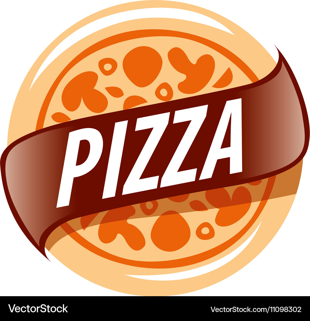 Pizza logo Royalty Free Vector Image - VectorStock