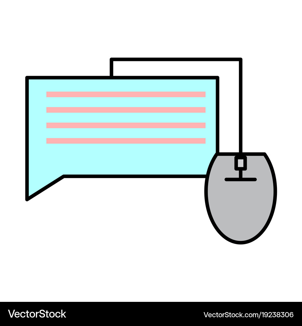 Flat with speech bubble symbol chat icon symbols Vector Image