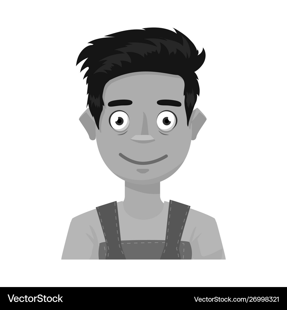 Design guy and smile sign set guy Royalty Free Vector Image