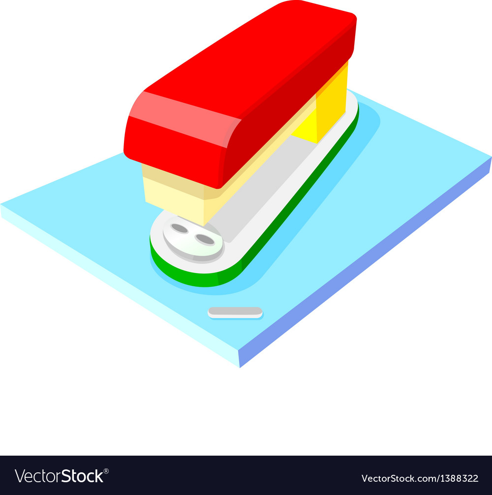 Icon stapler Royalty Free Vector Image - VectorStock