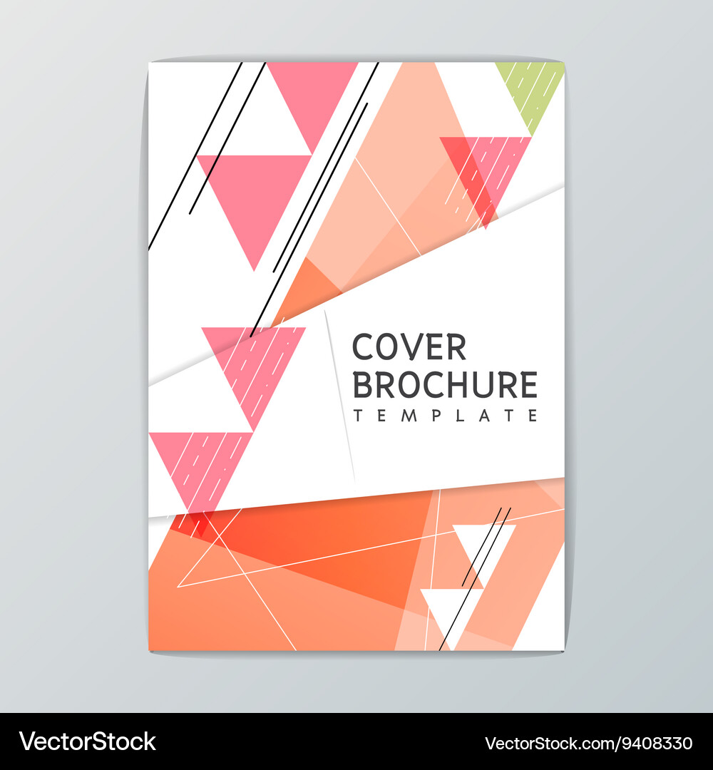 A4 size Abstract Background design Template Vector Image