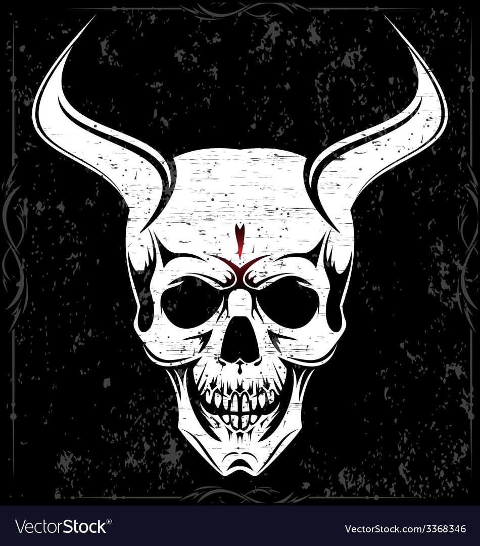 Devil Skulls Royalty Free Vector Image - VectorStock
